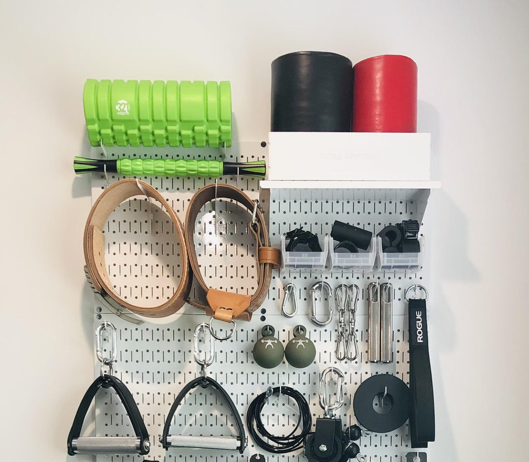 Pegboard Shelves for Slotted Gym Organizers - 4,6,9,12in – Gym Pegboard